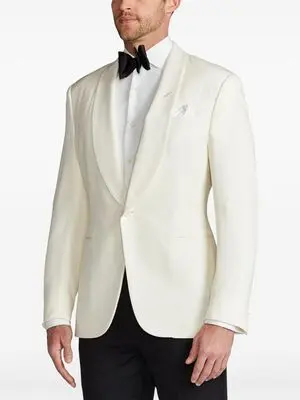 Ralph Lauren Purple Label Single-breasted Tuxedo Blazer - Neutrals