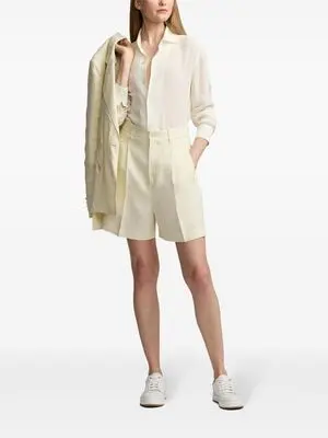 Ralph Lauren Tracy Linen Shorts - Neutrals