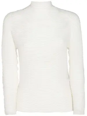 Issey Miyake Plissé-effect Jumper
