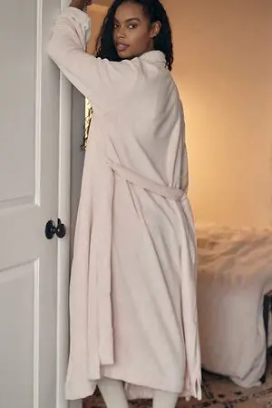 PAPINELLE Plush Sherpa Robe & Sleep Mask Set