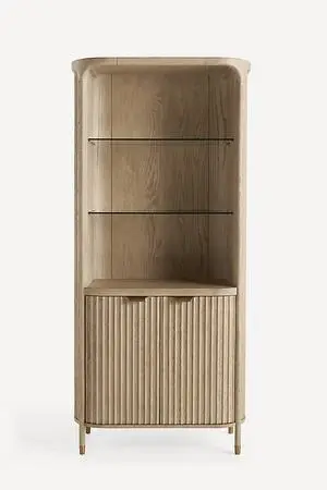 THE ISLA COLLECTION BY ANTHROPOLOGIE The Isla Fluted-wood Hutch - Natural