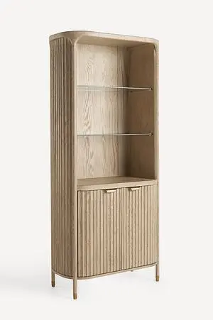 THE ISLA COLLECTION BY ANTHROPOLOGIE The Isla Fluted-wood Hutch - Natural