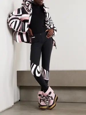 Emilio Pucci Paneled Printed Ski Pants