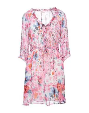 Liu Jo Floral Print Georgette Mini Dress
