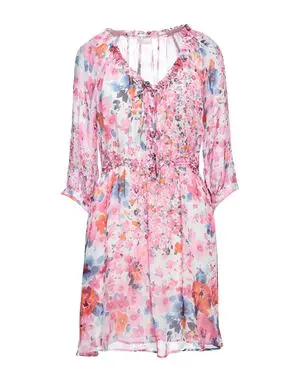 Liu Jo Floral Print Georgette Mini Dress