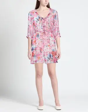 Liu Jo Floral Print Georgette Mini Dress
