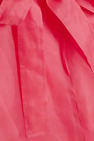 Dolce & Gabbana Belted Silkchiffon Trench Coat