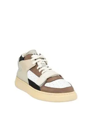 RUN OF Leather High-top Sneakers