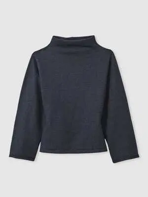 REISS Cora Cotton-blend Top
