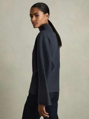 REISS Cora Cotton-blend Top