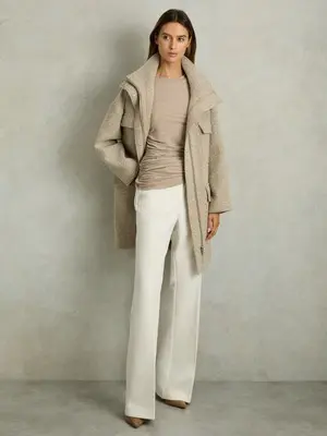 REISS Lucia Asymmetric Top