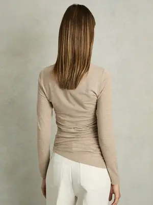 REISS Lucia Asymmetric Top