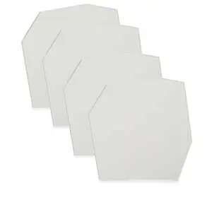 FERM LIVING Shard Coasters Set Of 4 - Clear