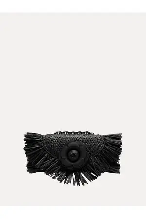 Oscar De La Renta Woven Shoulder Bags