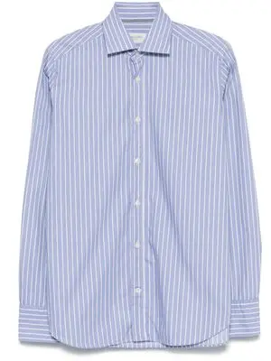 TINTORIA MATTEI 954 Striped Shirt - Blue