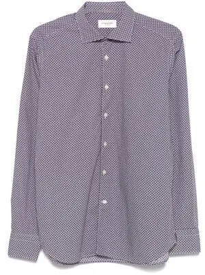 TINTORIA MATTEI 954 Geometric-print Shirt