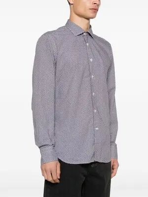 TINTORIA MATTEI 954 Geometric-print Shirt