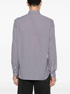 TINTORIA MATTEI 954 Geometric-print Shirt