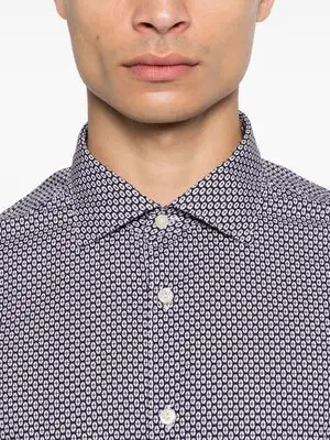 TINTORIA MATTEI 954 Geometric-print Shirt