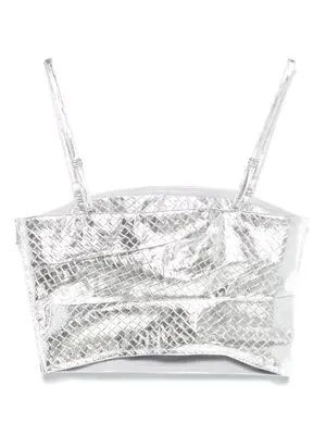 ROTATE BY BIRGER CHRISTENSEN Draped Braided Top