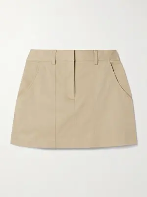 Matteau Paneled Mini Skirt - Neutrals