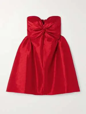 KIKA VARGAS Fiona Strapless Mini Dress - Red