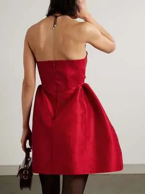 KIKA VARGAS Fiona Strapless Mini Dress - Red