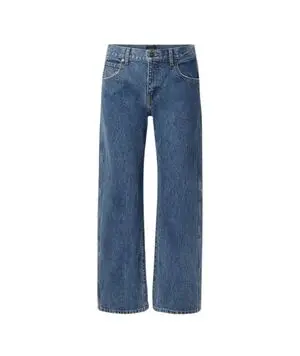 Khaite Kerrie Distressed Straight-leg Jeans - Blue