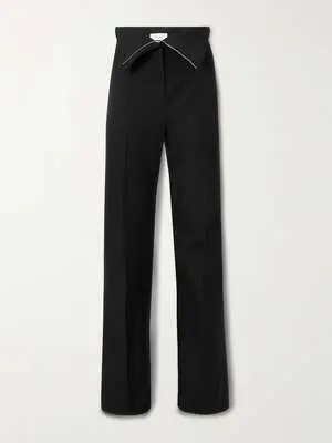 Alexander McQueen Wool-twill Flared Trousers