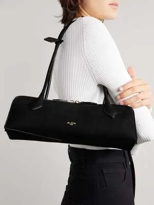 Alaïa Le Teckel Medium Shoulder Bag - Black