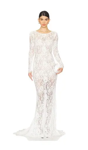 BRONX BANCO Colette Lace Gown