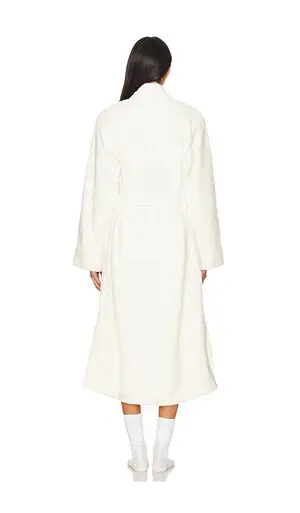 Eberjey Renew Plush Long Robe - Ivory