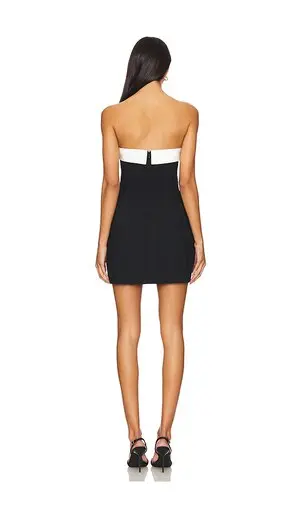 Amanda Uprichard Lucienne Skort Romper - Black