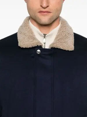Brunello Cucinelli Shearling-collar Bomber Jacket