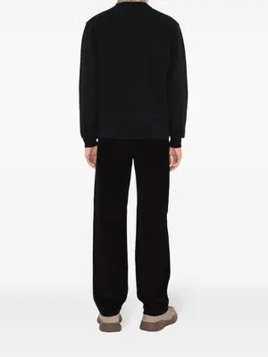 Burberry Check-patch Cotton Sweatshirt