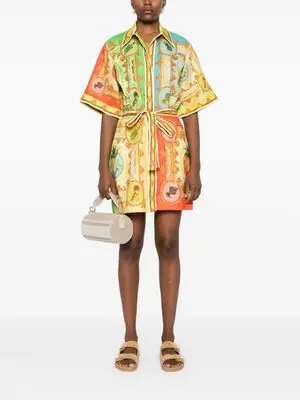 ALEMAIS La Musica Mini Dress - Yellow