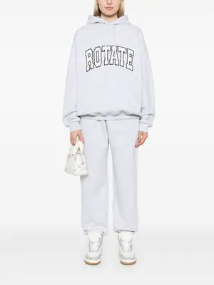ROTATE BY BIRGER CHRISTENSEN Organic Cotton Track Pants - Grey