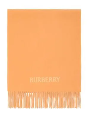 Burberry Ekd Reversible Scarf - Orange