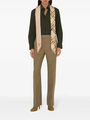 Burberry Check-pattern Reversible Scarf - Neutrals