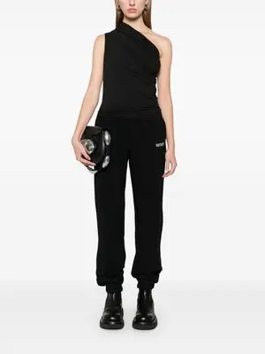 ROTATE BY BIRGER CHRISTENSEN Fleece-lined Sweatpants - Black