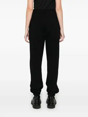 ROTATE BY BIRGER CHRISTENSEN Fleece-lined Sweatpants - Black