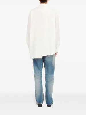 MAISON MARGIELA Asymmetric Cotton Shirt - Neutrals
