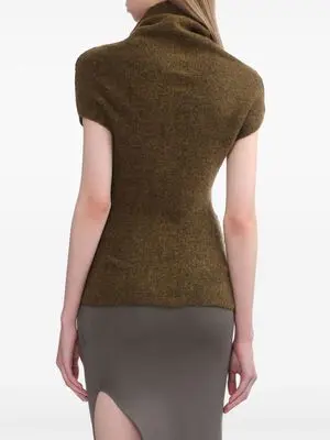 Rick Owens Short Sleeve Sweater