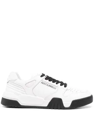 Just Cavalli Style Dis. 1 Leather Sneakers