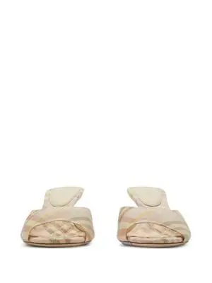 Burberry 65mm Mews Sandals - Yellow