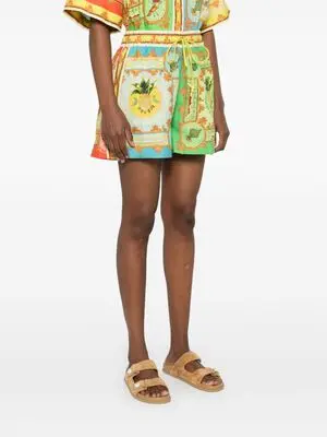 ALEMAIS La Musica Thigh-length Shorts