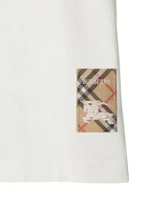 Burberry Equestrian Knight T-shirt - White