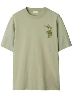 Burberry Ekd Cotton T-shirt - Green
