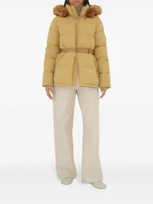 Burberry Puffer Jacket - Yellow