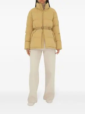 Burberry Puffer Jacket - Yellow